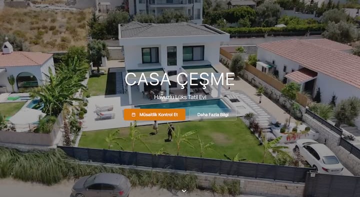 Casa Cesme. Luxuriöses Ferienhaus Mit Pool. - Ovacık