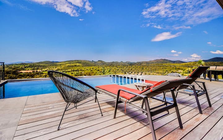 Villa Moderne Avec Piscine Vue Mer Proche La Londe - Hyères