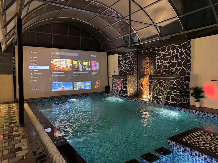 Luxury Beach Villa With Pool, Music & Party Space - Csennai