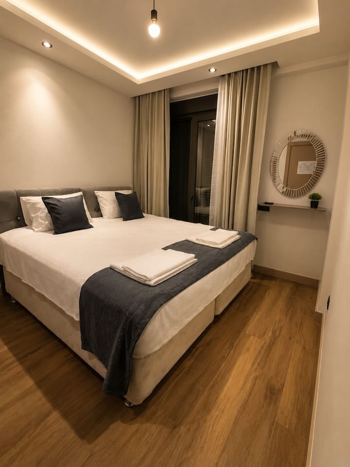 Modern Ve Konforlu Havuzlu Premium Daire - シデ