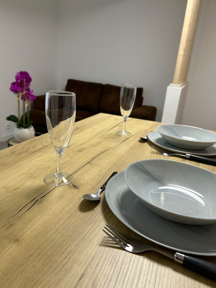 Appartement Coquebert - Centre Reims - Lit Double - Reims
