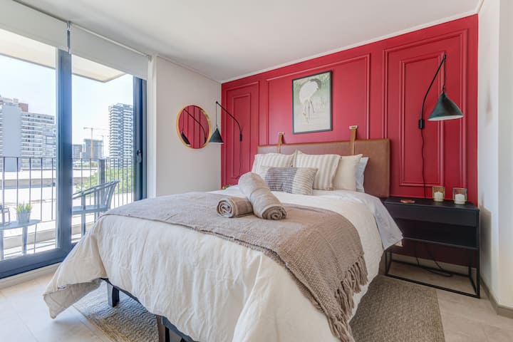 [Depto. De Lujo] 20% Off- Piscina, Gym, Aire Acond - Santiago