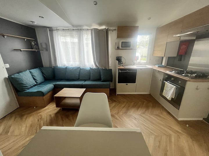 Mobil-home Familial 6–8 Pers • Piscines Chauffées - Contis-Plage