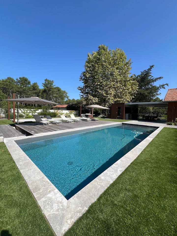 L’arribèra – Villa Luxe Piscine & Forêt (Landes) - Contis-Plage