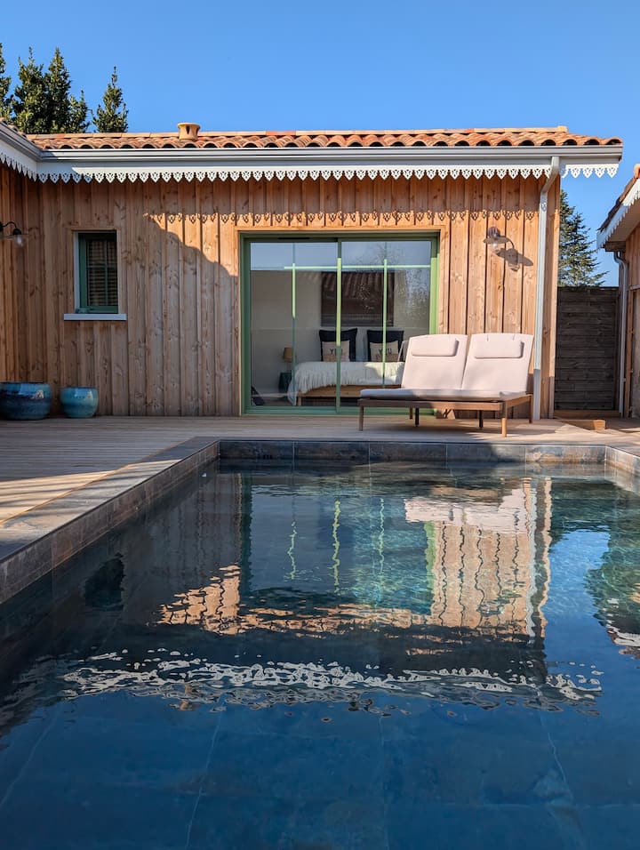 Maison Classée 4* Avec Piscine Chauffée - Gujan-Mestras