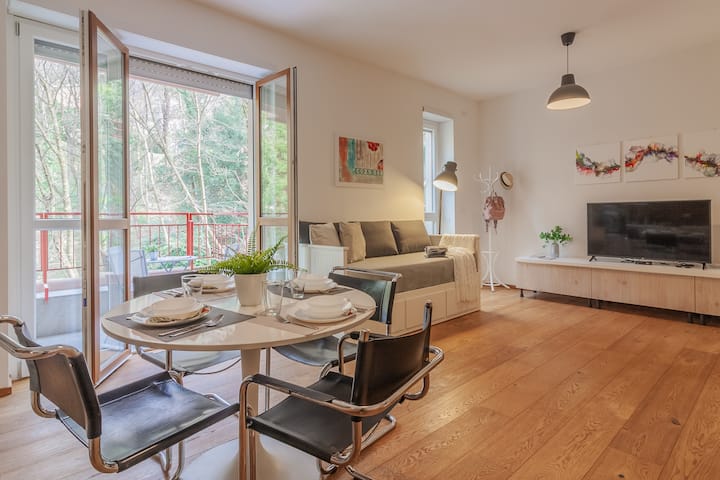 Cozyoak· Hillside Apartment Como–brunate W/garage - Como