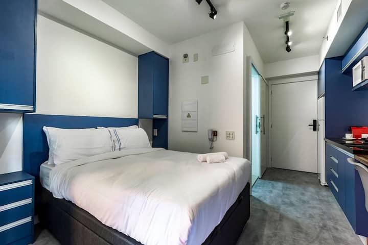 Studio Compacto E Esperto Em Moema Com Ibira A Pé - São Paulo