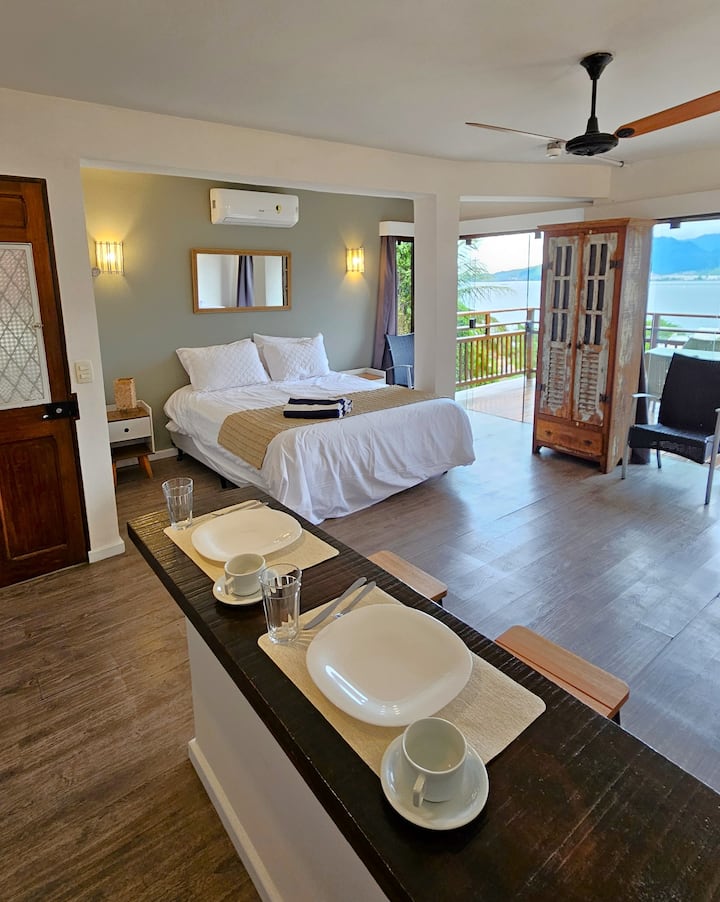 Piscina • 2min Da Praia • Vista Maravilhosa • Cond - Ilhabela