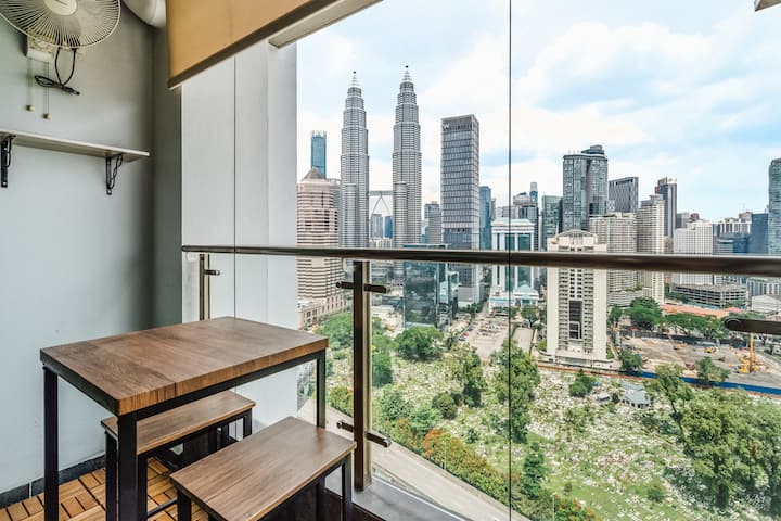 Legasi@kgbharu Klcc View |Klcc & Train#28a New - Kuala Lumpur