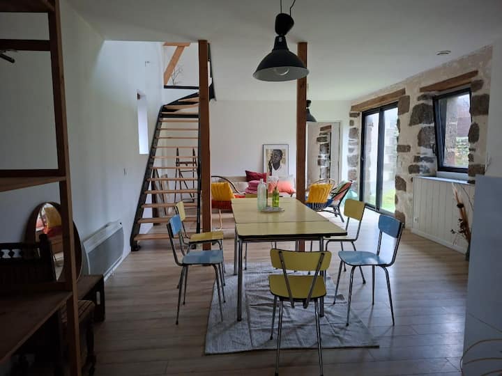 Maison De Charme Avec Jardinet Face à L’aber Ildut - Porspoder