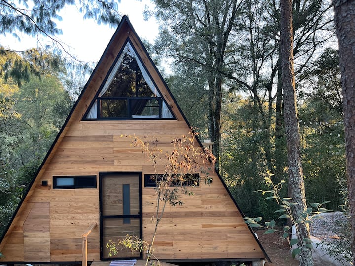 Increíble Cabaña De Madera En El Bosque, Zacatlán - Mexico