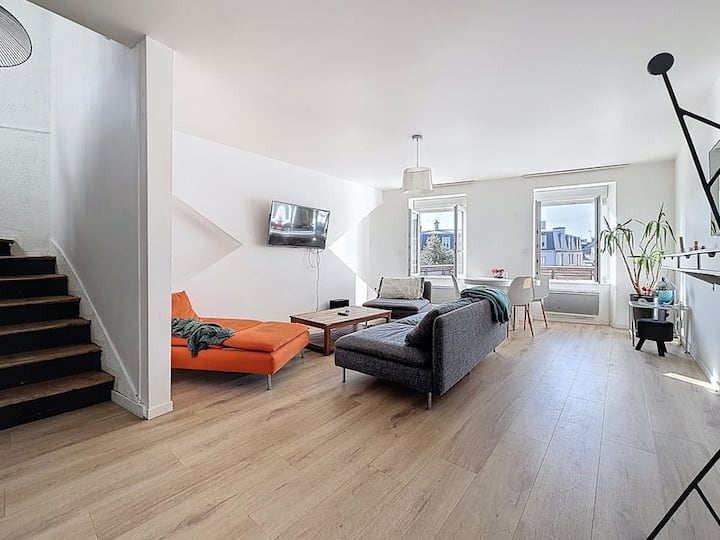 Triplex Centre Granville Gare & Plages à Pied - 格蘭佛