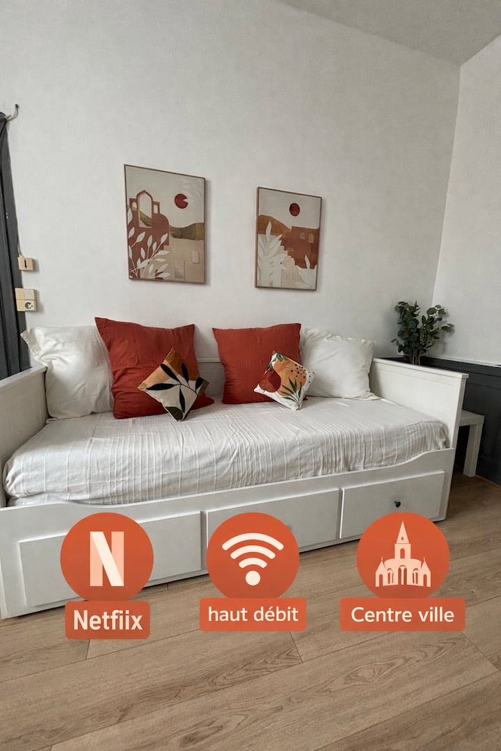 Studio Coup De Cœur, Proche Cathédrale Et Aéroport - Beauvais