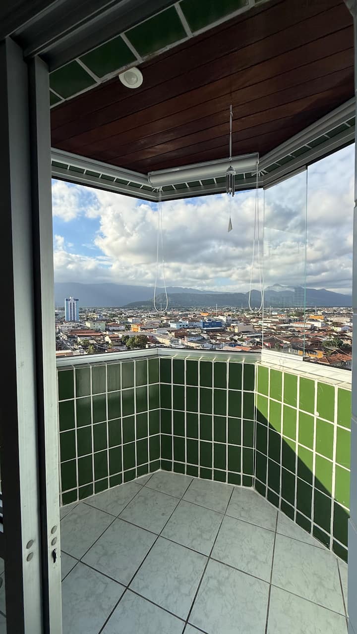 Apto Na Praia Com Vista Incrível, Pertinho Do Mar - Praia Grande
