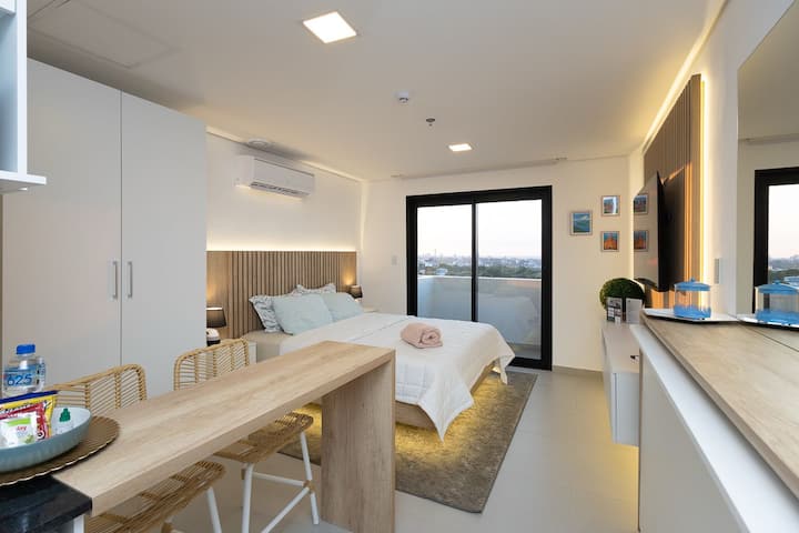 Monoambiente Luminoso Y Moderno Para 3 Personas - Paraguay