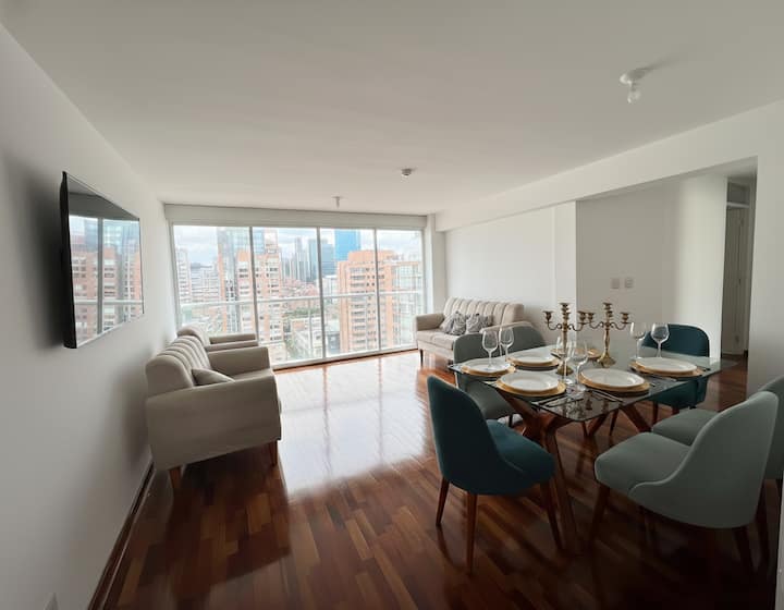 Familiar 4hab 3b | 11pax | Depa Premium Miraflores - Lima