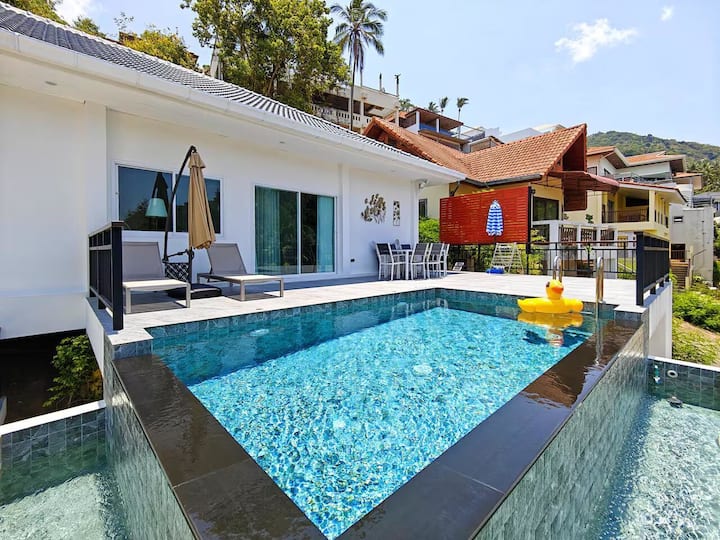 Seaview Private Pool Villa Chaweng 8ppl 3 Bedrooms - Ko Samui