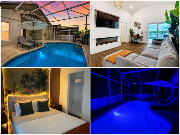 Luxe Escape •Pool •Stylish Interior •Mins To Parks - Davenport, FL