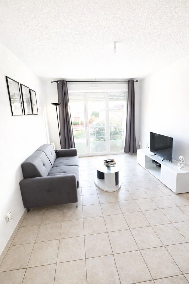 T2 Lumineux Avec Parking Privé - Narbonne