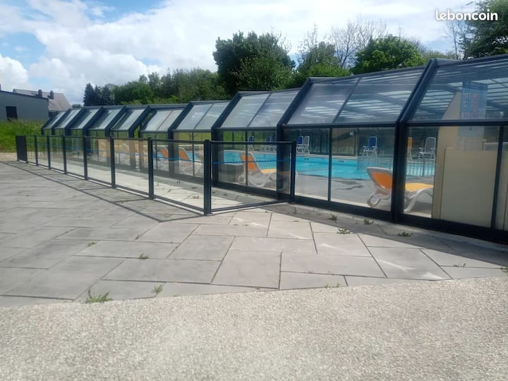 Mobil-home Cosy à La Haye-du-puits + Piscines - Doville
