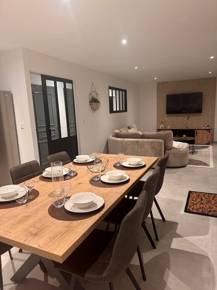 Maison Spacieuse Proche Du Lac - 6 Personnes. - Sainte-Maure-de-Touraine