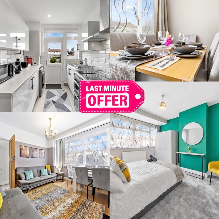 15% Off 4br|1ba House In Wembley/harrow - Sleeps 9 - Barnet