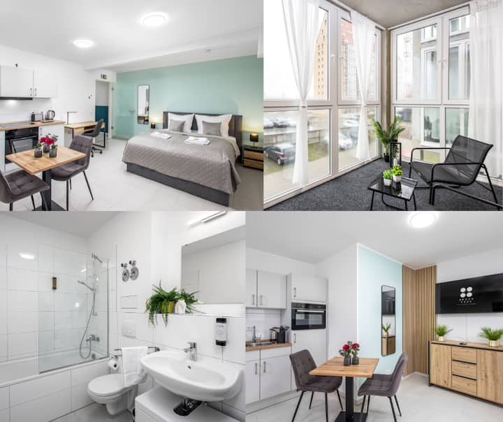 Brockheus Riverside | Studio | Balcony | Parking - Barleben