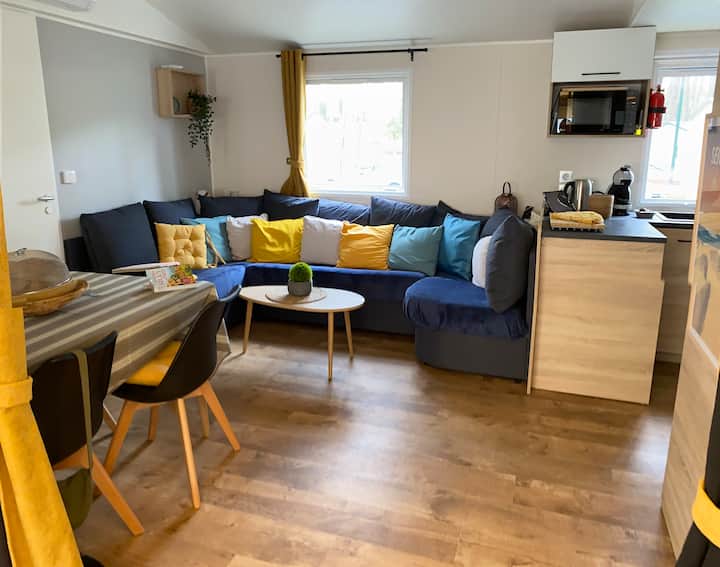 Mobil-home 6pers, Camping, Les Oyats, Seignosse - Seignosse