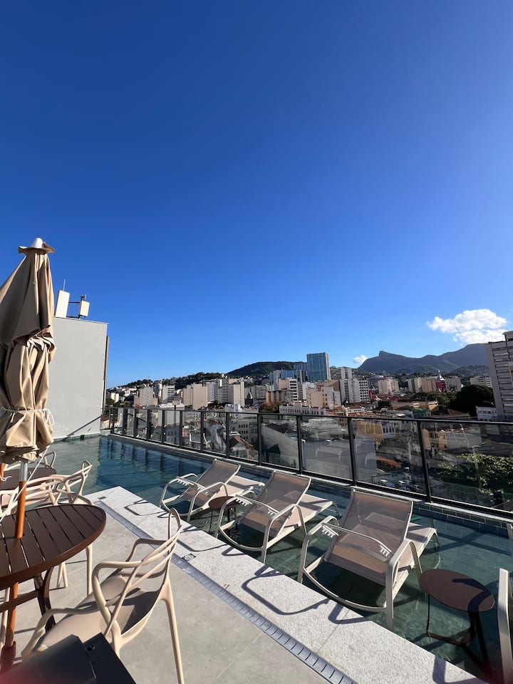Studio Moderno No Centro Do Rj | Lazer E Comércio - Rio de Janeiro