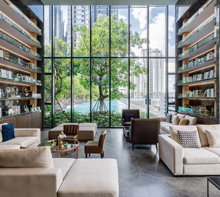 Bangkok High-floor 1br | Fast Wifi | Mrt Rama 9 - Bangkok