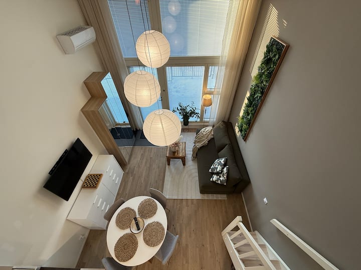 Loft-yksiö Parvella - Oma Piha Ja Sauna - Nokia