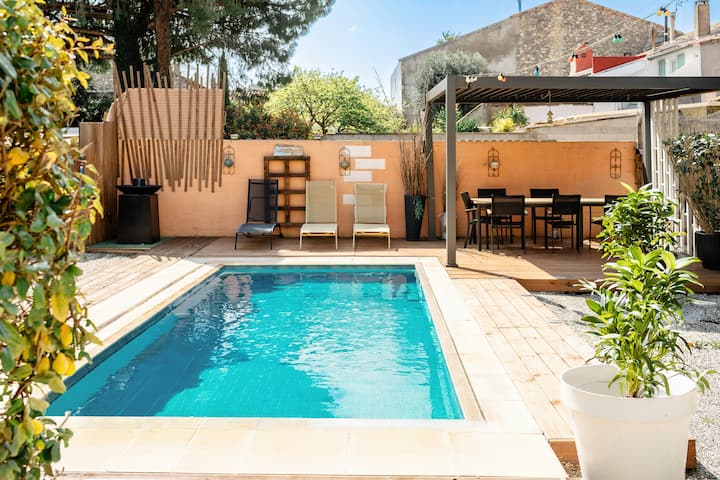 Villa | Piscine | Braséro & Plages - Saint-Pierre-la-Mer