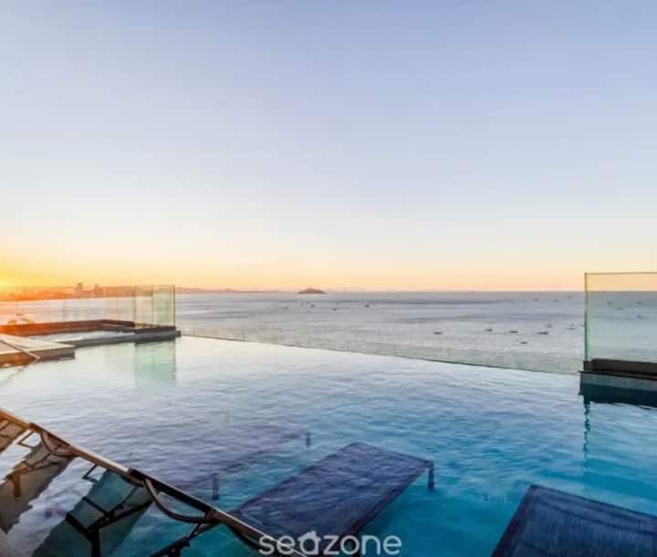 Frente Mar! Apartamento Luxo. Rua Do Beto Carrero! - Penha