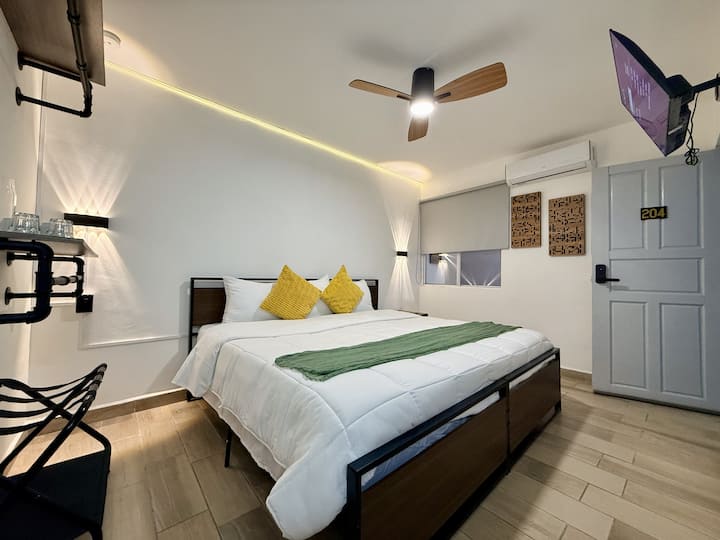 204 Suite King Bed En Centro De Querétaro - Querétaro