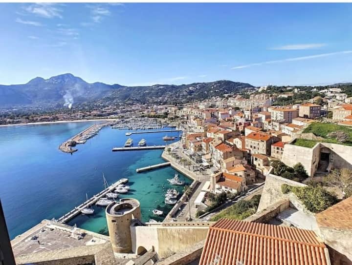 Citadelle Calvi: 3chambres•hammam•balcon• Vue Port - Calvi