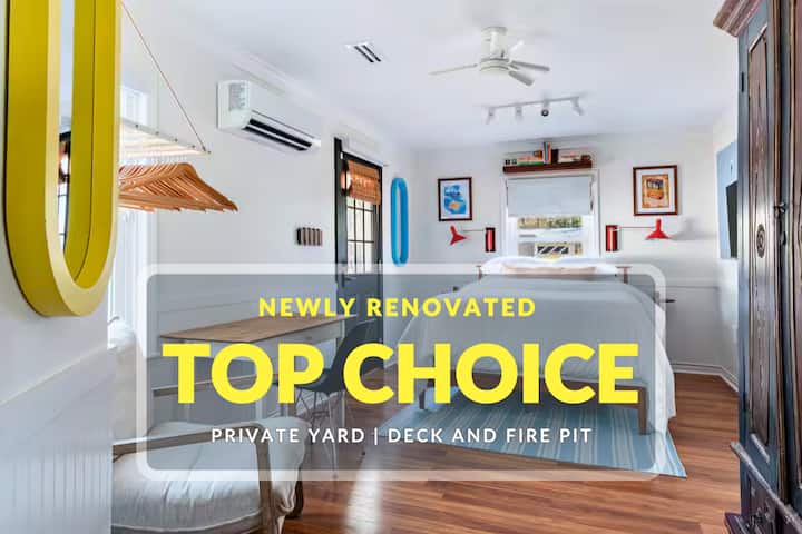 Studio Tahoe - W/private Yard W/ Deck And Fire Pit - Charleston, SC