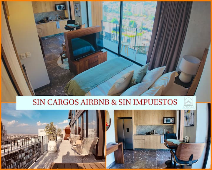 Premium Suite With Stunning Panoramic Pool Zapopan - Guadalajara