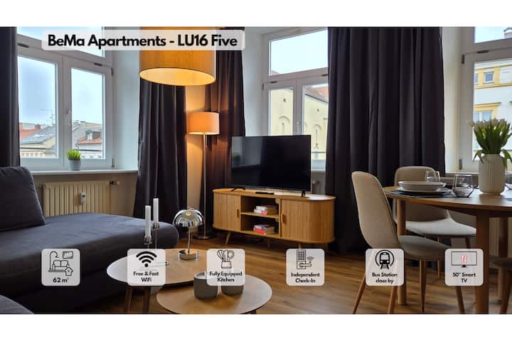 Lu16 Five Bamberg - Modern, Zentral Mit Terrasse - Bamberg