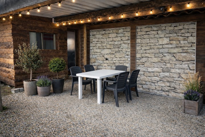 Mobilhomme-chalet - Mirmande