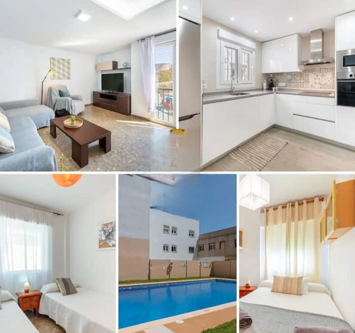 Sol&playa Dúplex 3hab Con Piscina - Tarifa