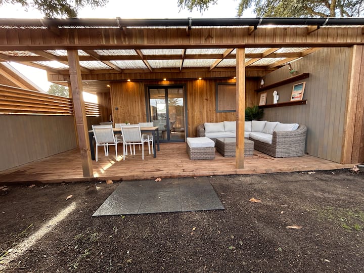 Chalet Bois Au Sein D Un Prl. Proche Océan.calme. - Castets