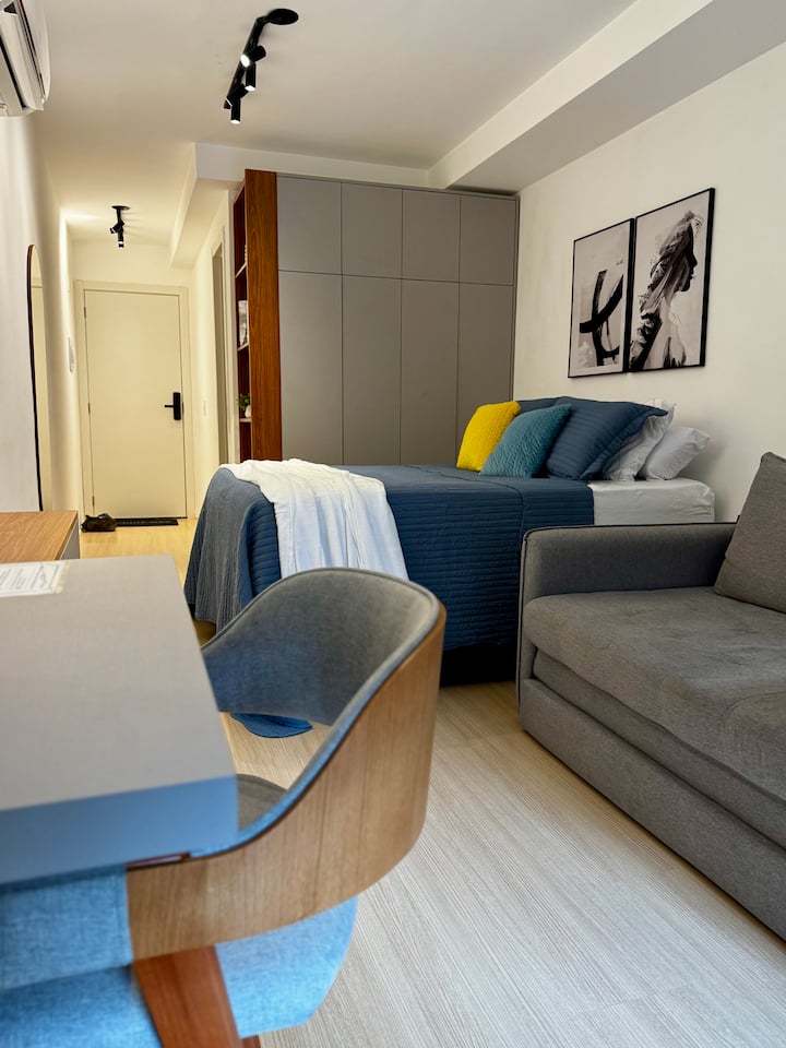 Modern Studio • Swimming Pool • Subway At The Door - Rio de Janeiro