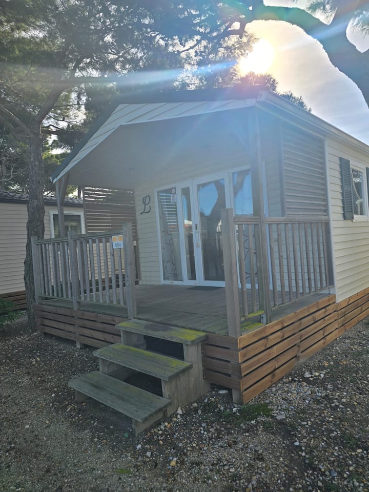 Mobil Home De Luxe Climatisé Pour 4 Personnes - Le Barcarès