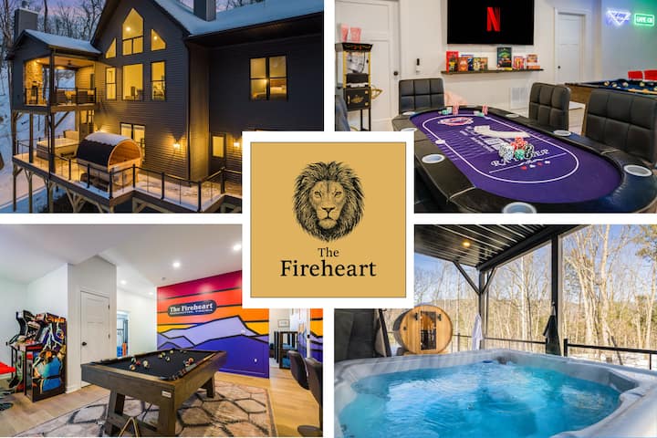The Fireheart | New Build•luxury•hot Tub•mtn Views - Massanutten, VA