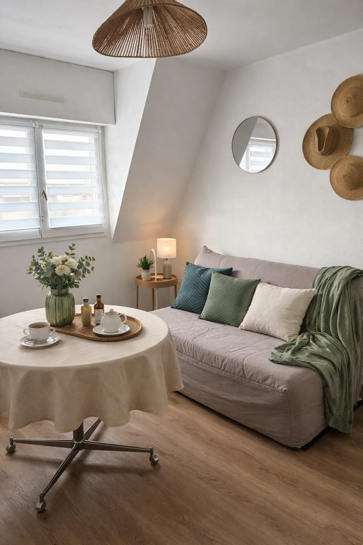 Escapade Normande Appartement Cosy Près De La Mer - Blonville-sur-Mer