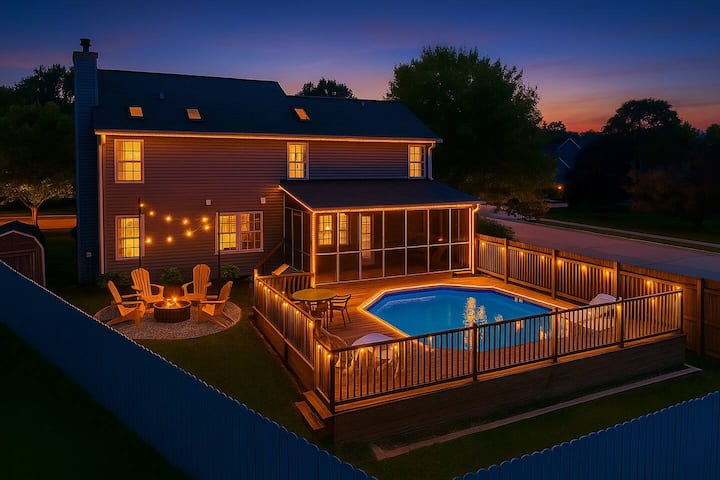 Family Retreat|pool|game Room|sleeps14|petfriendly - Fishers, IN