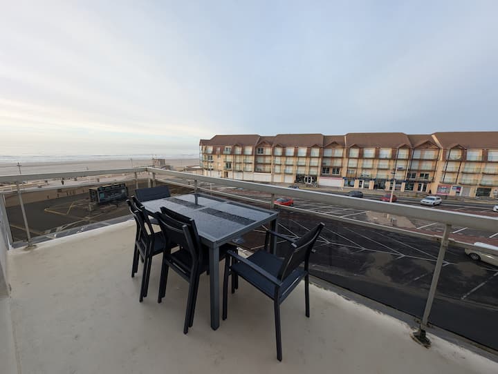 Appart 6 Couchages, Balcon Vue Mer, Place Parking - Camiers
