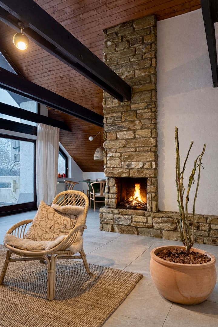 Panorama Suite Mit Kamin & Weitblick - Esslingen