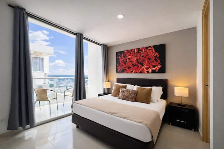 Apartamento Ejecutivo En Bucaramanga Piso Alto - Bucaramanga