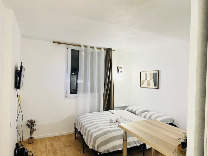 Studio Cosy• Moderne•netflix •Salle De Sport•wifi - Bussy-Saint-Georges